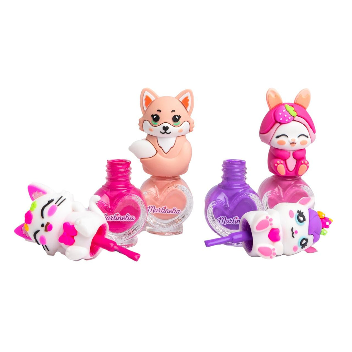 Set 24 Lac de unghii Friendly Animals, 44107, Martinelia – MyCosmetics